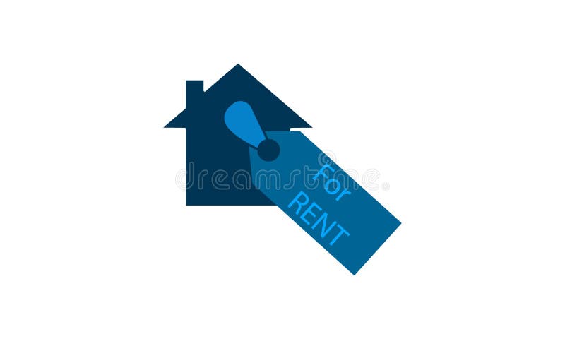 For Rent Icon Flat Style Vector Illustration. Stock Vector ...
