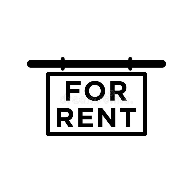 Rent Icon Flat Vector Template Design Trendy Stock Vector ...