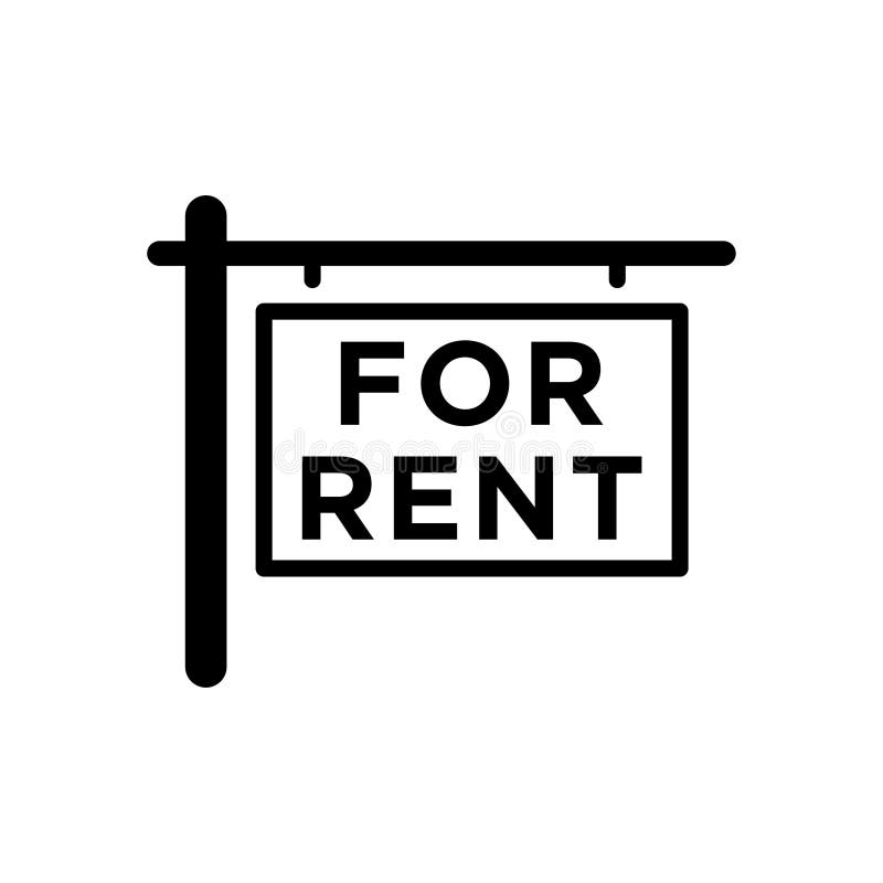 Rent Icon Flat Vector Template Design Trendy Stock Vector ...