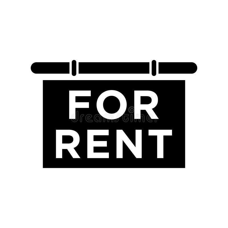 Rent Icon Flat Vector Template Design Trendy Stock Vector ...