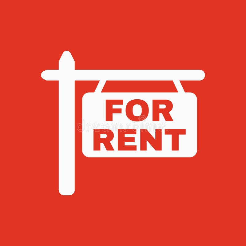 The for Rent Icon. Rent Symbol Stock Vector - Illustration of isolated ...