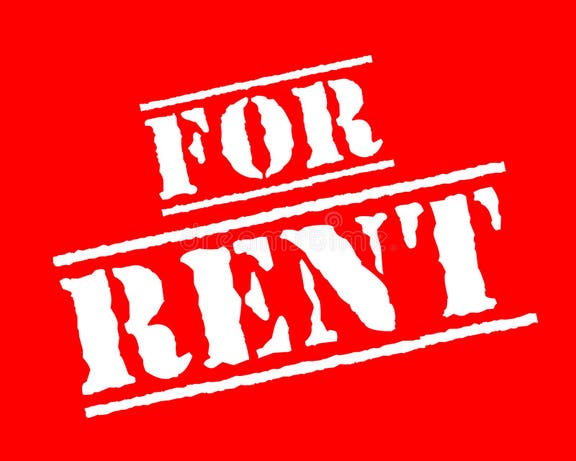 For Rent Stamp for Bussiness Stock Photo - Image of state, signage ...