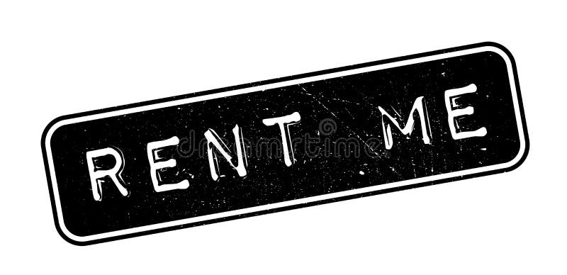 Rent Me rubber stamp stock illustration. Illustration of hack - 83565463