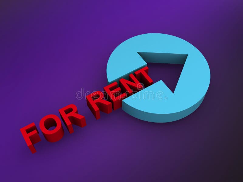 For rent on purple stock illustration. Illustration of bathrooms ...