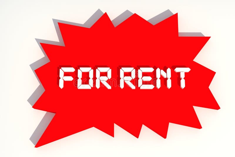 Rent stock illustration. Illustration of rent, mortgage - 36385941