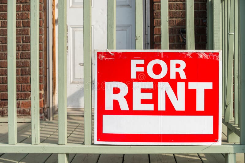 Home For Rent Sign stock photo. Image of relocation, loan - 35554688