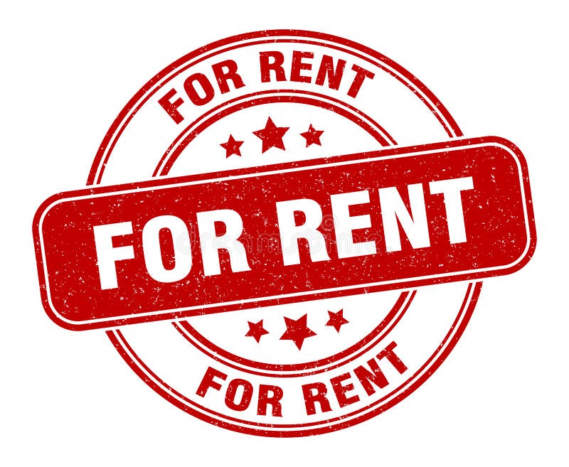 For Rent Stamp. for Rent Round Grunge Sign Stock Vector - Illustration ...