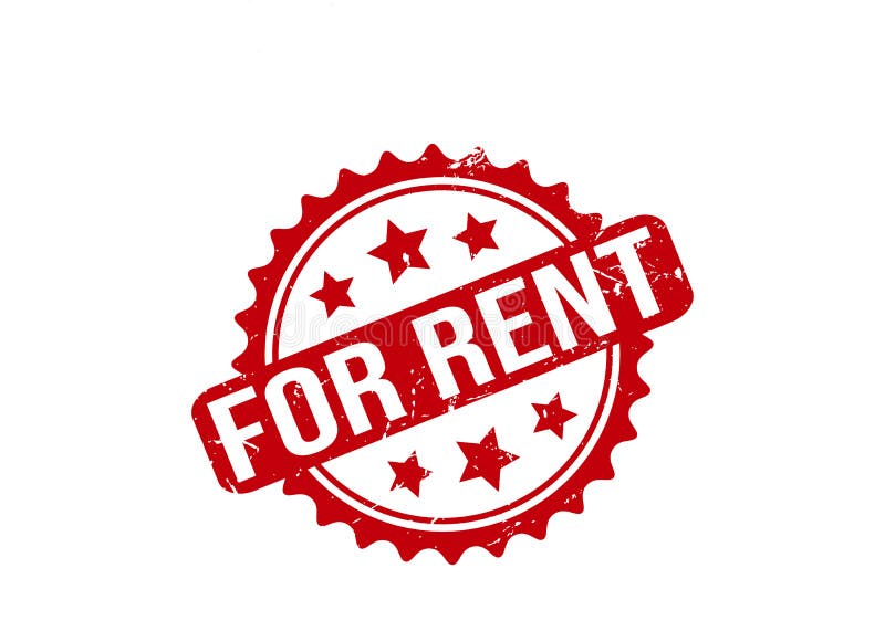For Rent Stamp Seal Vector Illustration Stock Vector - Illustration of ...