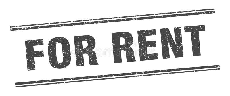 For Rent Stamp. for Rent Square Grunge Sign Stock Vector - Illustration ...