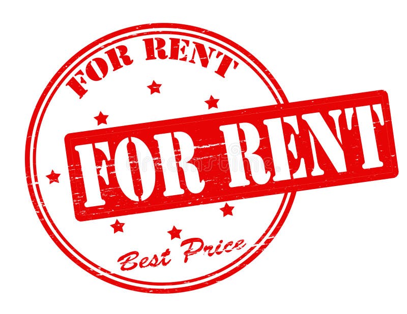 For rent stock illustration. Illustration of rectangular - 108759122