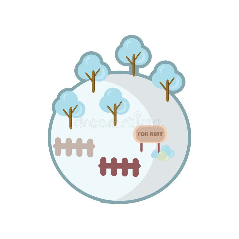 For Rent. Vector Illustration Decorative Design Stock Vector ...