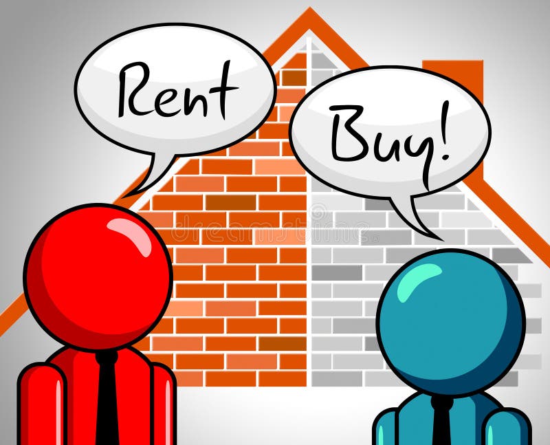 Rent Vs Buy Talk Comparing House Or Apartment Renting And Buying 3d