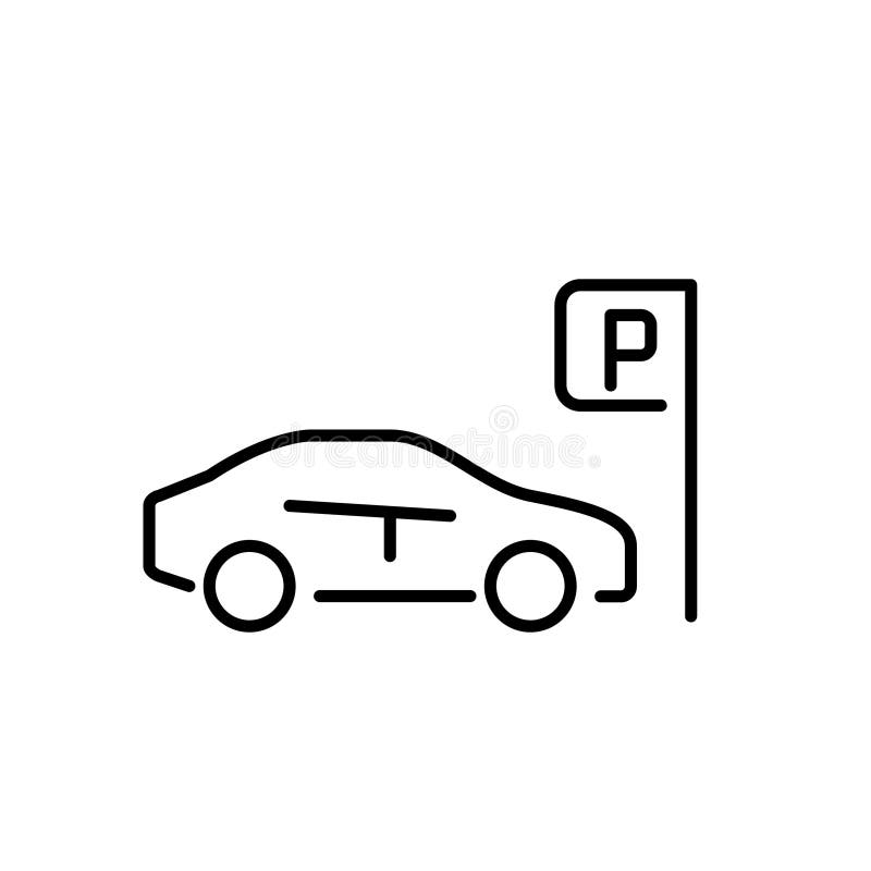 Rental Car Parking Spot Outline Icon Stock Illustrations – 19 Rental ...