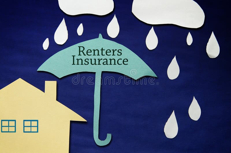 Renters Insurance house stock image. Image of insurance - 99286525