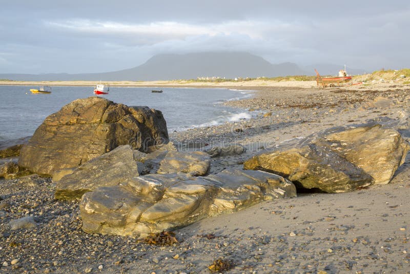 Renvyle Beach in Tully; Connemara; Galway Stock Photo - Image of coast ...
