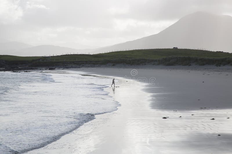 Renvyle Beach in Tully; Connemara; Galway Stock Photo - Image of coast ...
