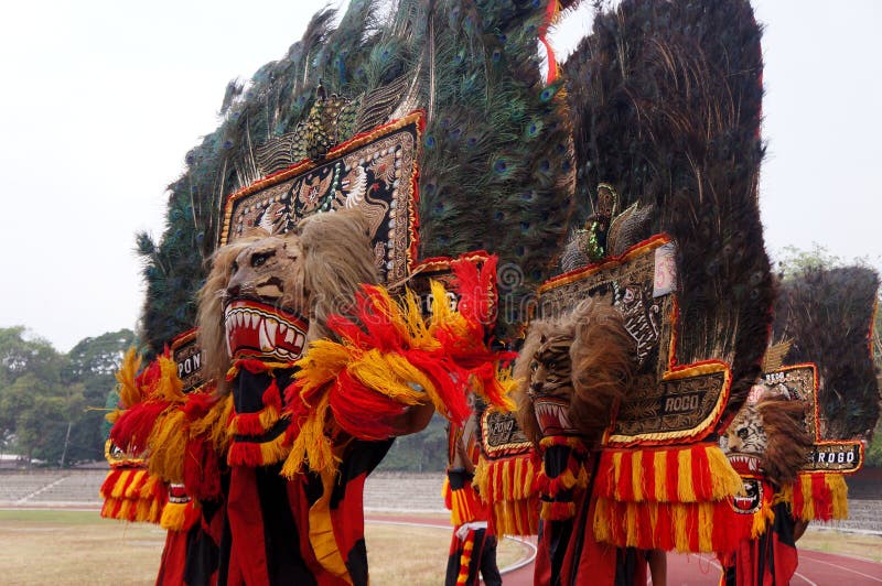 Reog dancer editorial stock image. Image of cultural - 62014944