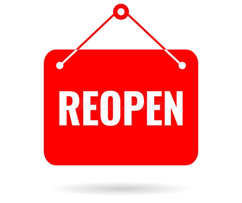 Reopen Sign Stock Illustrations – 1,267 Reopen Sign Stock Illustrations ...