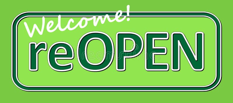 Reopen Sign Stock Illustrations – 1,274 Reopen Sign Stock Illustrations ...