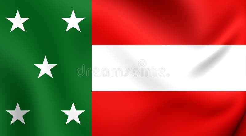 República De La Bandera 1841-1848 De Yucatán Stock de ilustración ...