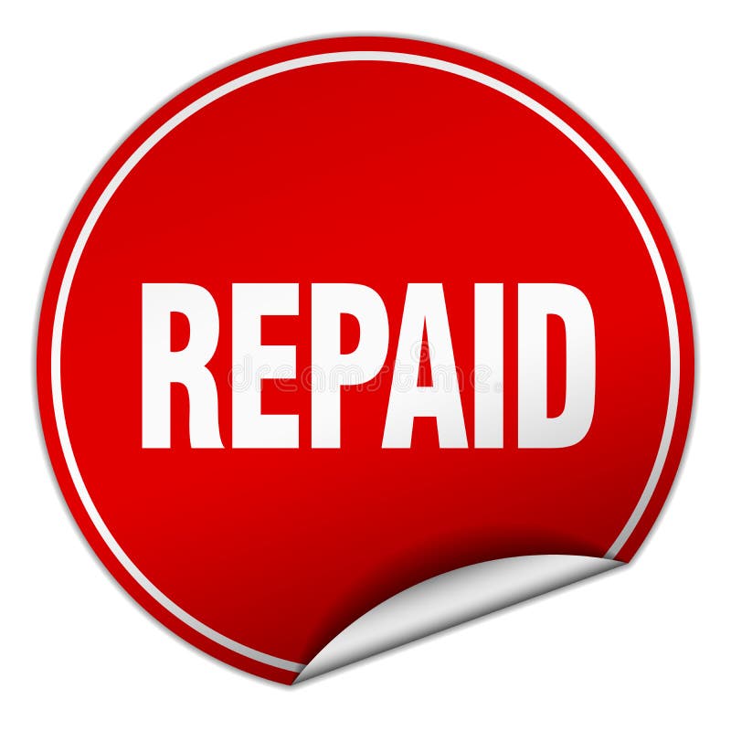 Repaid Sticker Stock Illustrations – 401 Repaid Sticker Stock ...