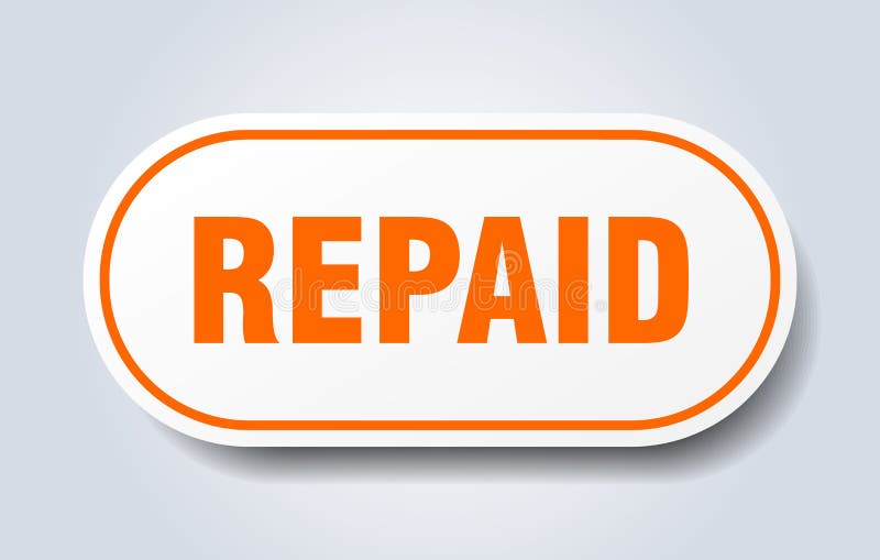 Repaid Sticker Stock Illustrations – 401 Repaid Sticker Stock ...