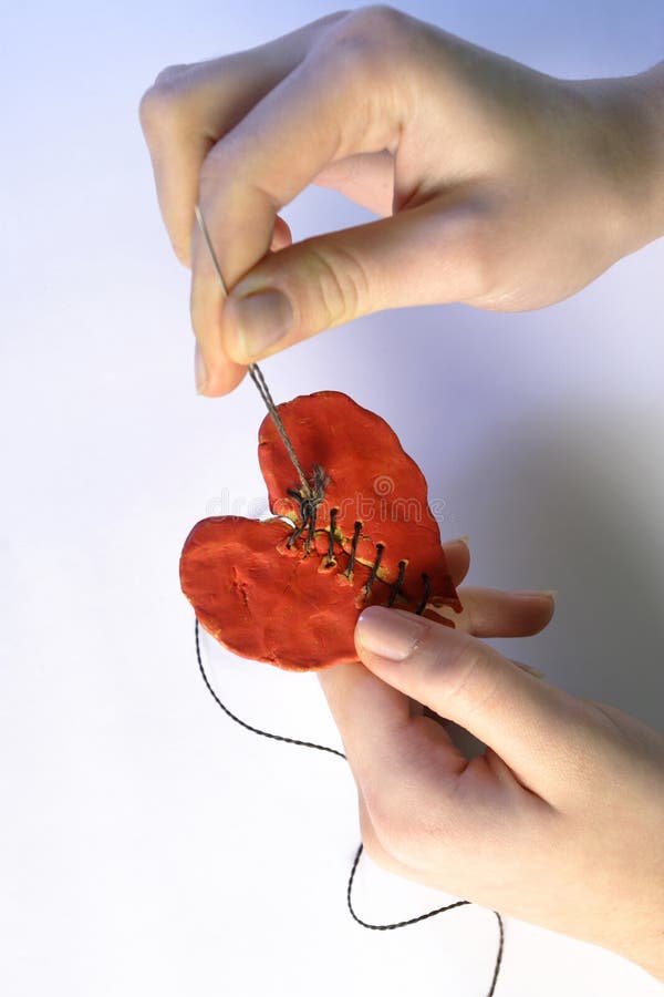 Repair Action on Human Heart Stock Image - Image of difficulties ...