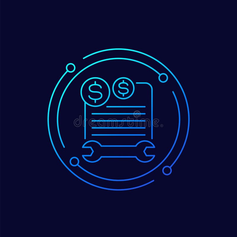 Maintenance Cost Icon Stock Illustrations – 903 Maintenance Cost Icon ...