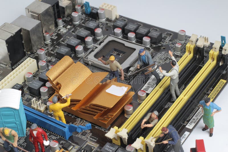 Repair Board,teamwork and Technology Concept Stock Photo - Image of ...