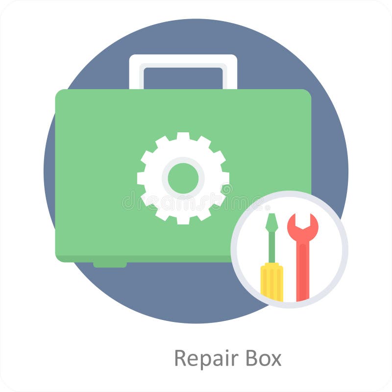 Repair Box stock vector. Illustration of settings, design - 264944313
