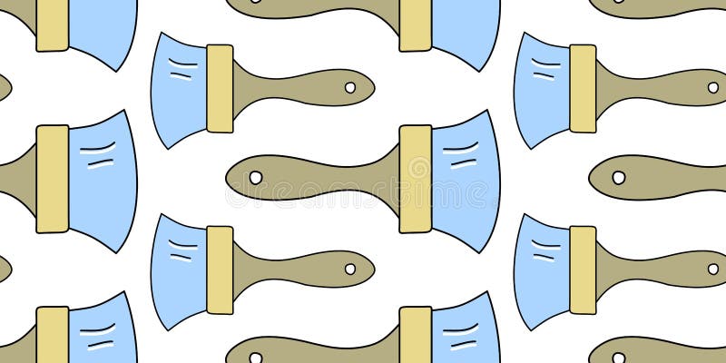 Repair Brush Paint Wall Seamless Pattern Stock Vector - Illustration of ...