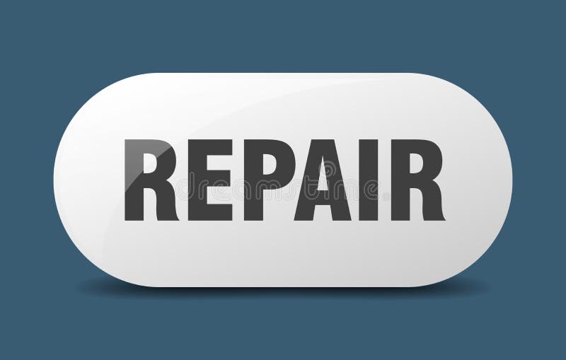 Repair Button. Repair Sign. Key. Push Button Stock Vector ...