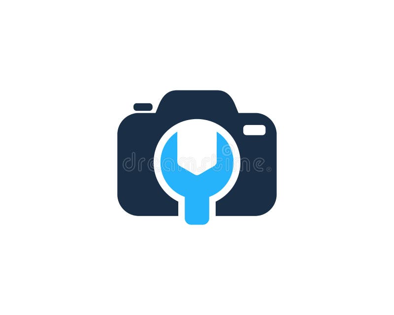 Camera Fix and Repair Icon Logo Design Element Stock Vector ...