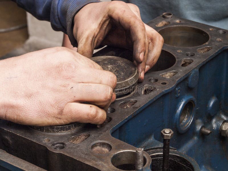 Repair car engine stock image. Image of metal, industrial - 80081591