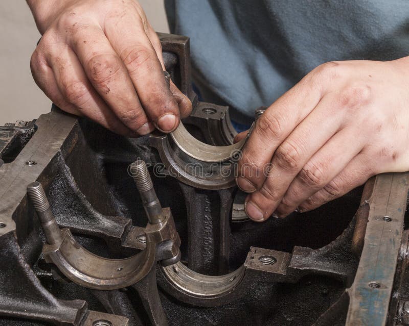 Repair car engine stock photo. Image of machine, grease - 80081660