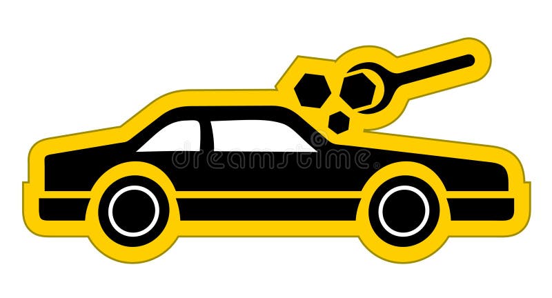 Repair car symbol stock vector. Illustration of repairing - 25192923