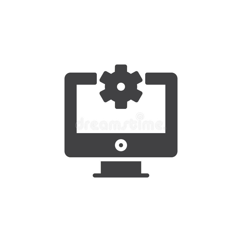 Repair Computer Vector Icon Stock Vector - Illustration of support ...