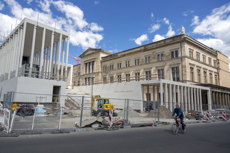 Repair and Construction Work on the Museum Island Editorial Stock Image ...