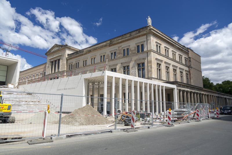 Repair and Construction Work on the Museum Island Editorial Stock Image ...