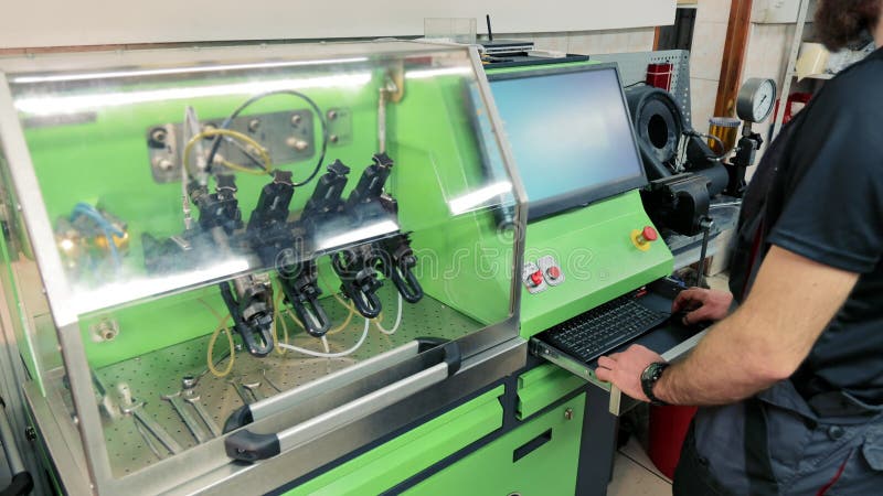 Repair of Diesel Injectors on the Stand. a Workshop for Restoring the ...