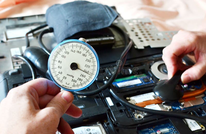 Repair of Electronic Systems and Laptop Components. Diagnostics of the ...
