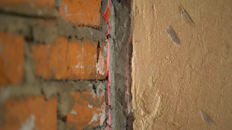 Repair, Expose the Laser Level on the Wall. Level the Walls with a ...