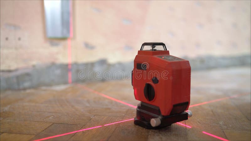 Repair, Expose the Laser Level on the Wall. Level the Walls with a ...