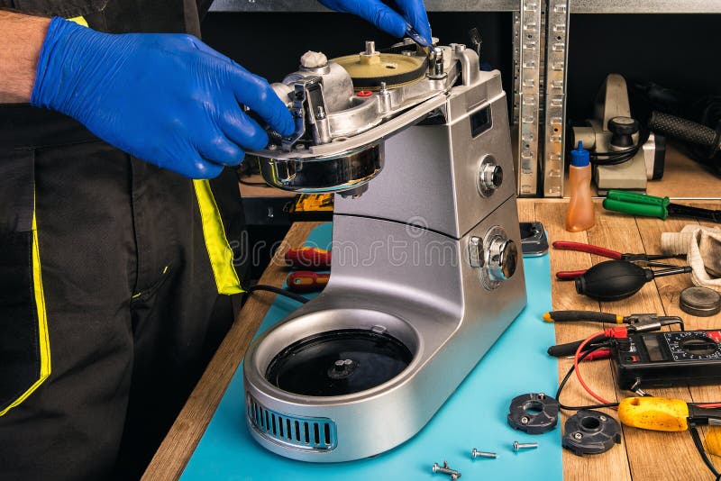 Repair of Home Appliances in the Service Center Stock Image - Image of ...