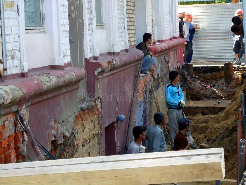 Repair of house editorial stock image. Image of work - 46863134