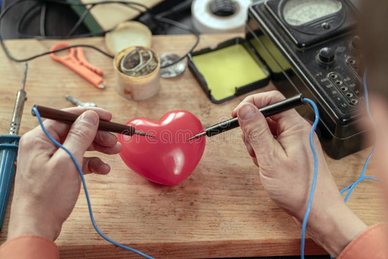 Repair of the Human Heart in the Radio Workshop. Robotics Concept ...