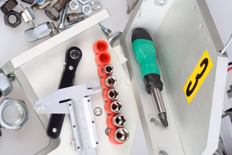 Repair of Industrial Equipment Stock Image - Image of engineering ...