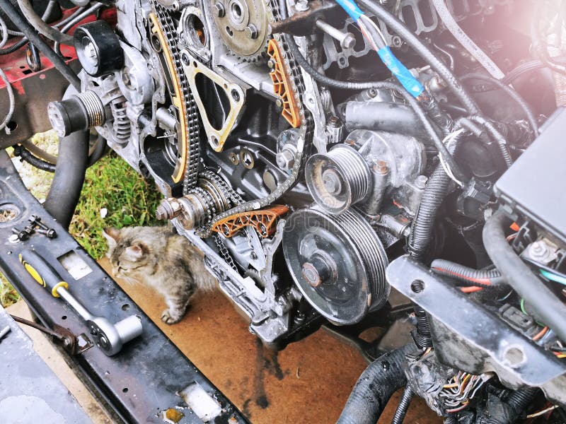 Repair of the Internal Combustion Engine of a Passenger Car. Repair of ...