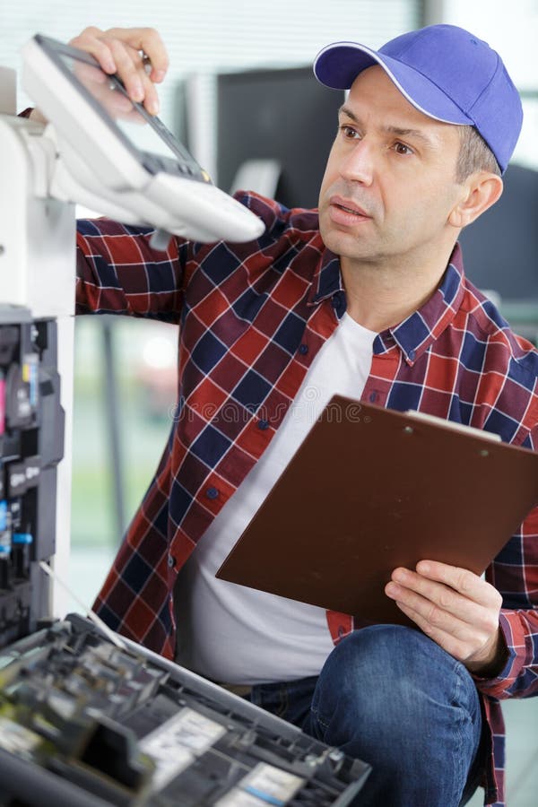 Repair Laser Copier-printer Stock Image - Image of service, office ...