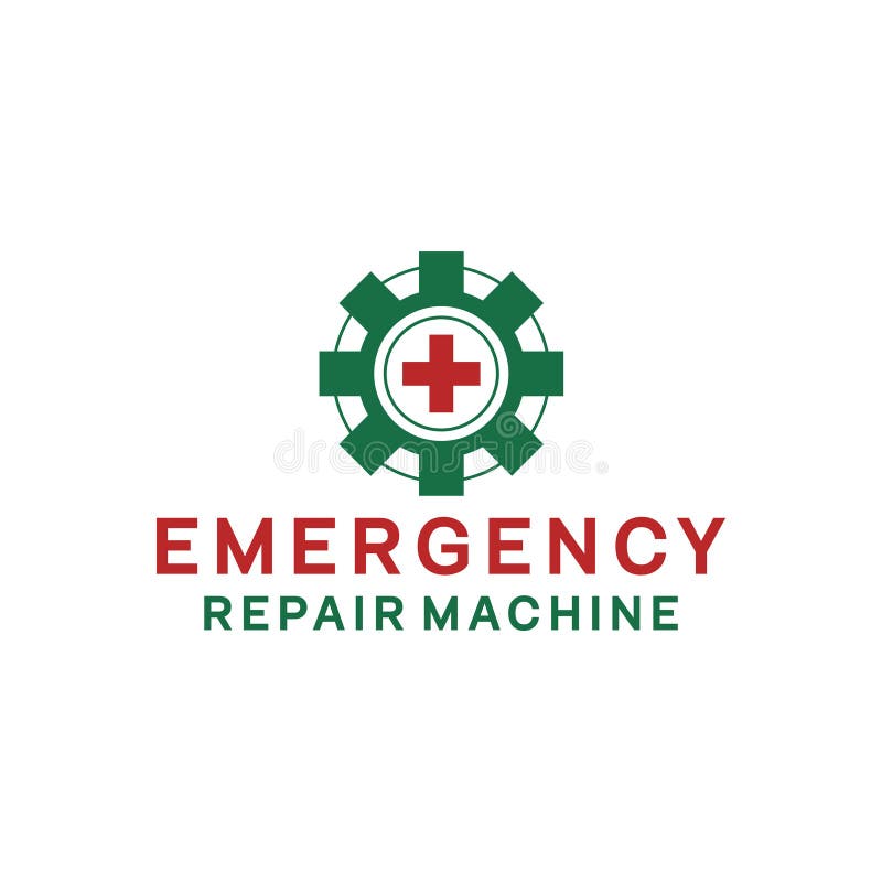 Repair Machine Logo Design Vector for Industrial Stock Vector ...
